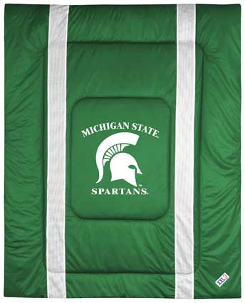 Michigan State Spartans Side Lines Comforter