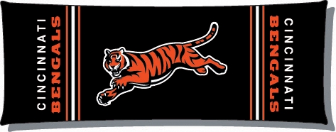 Cincinnati Bengals NFL 19" x 54" Body Pillow
