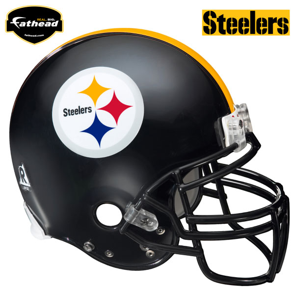 Pittsburgh Steelers Helmet Fathead NFL Wall Graphic