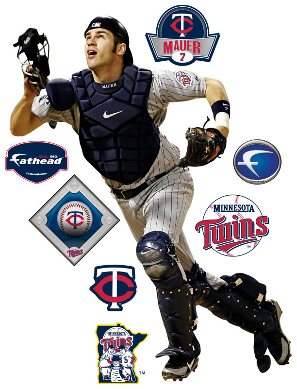 Joe Mauer Fathead MLB Wall Graphic