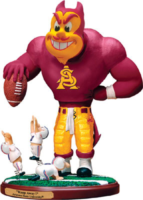 Arizona State Sun Devils NCAA College Keep Away Mascot Figurine