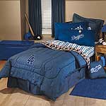 Los Angeles Dodgers Team Denim Twin Comforter / Sheet Set