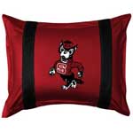 North Carolina State Wolfpack Side Lines Pillow Sham
