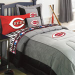 Cincinnati Reds MLB Authentic Team Jersey Bedding Twin Size Comforter ...