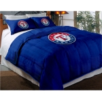 Texas Rangers MLB Twin Chenille Embroidered Comforter Set with 2 Shams ...